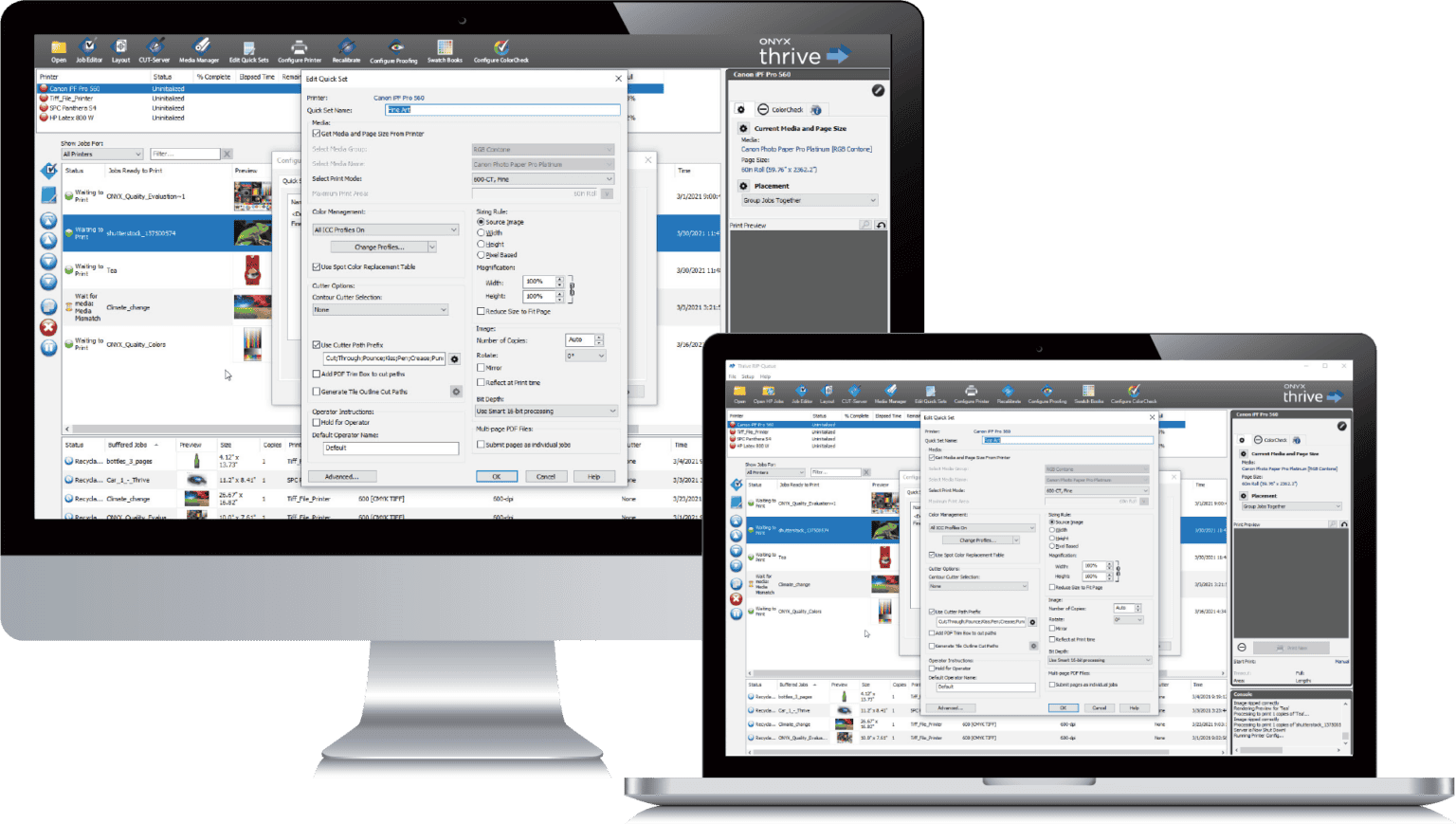 ONYX Thrive - Onyx Graphics - RIP Software for wide-format print